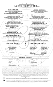 Summer Menu - The Carriage House Inn