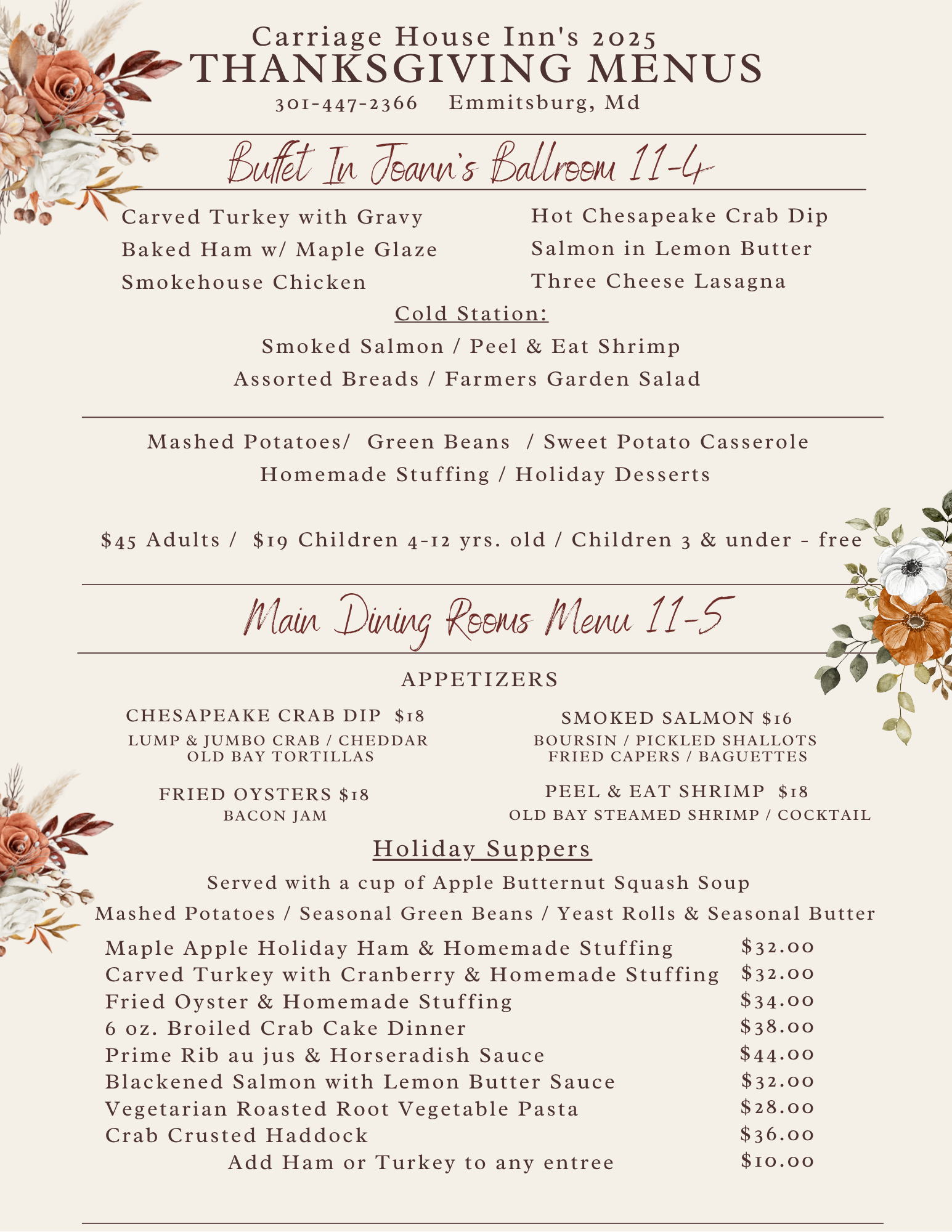 Thanksgiving 2025 In House Menus Thanksgiving 2025 In House Menus - The ...